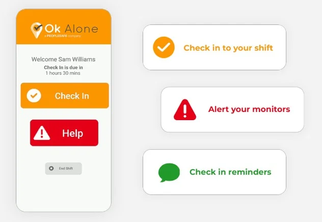 Lone Worker App and Safety Monitoring Solution - Ok Alone